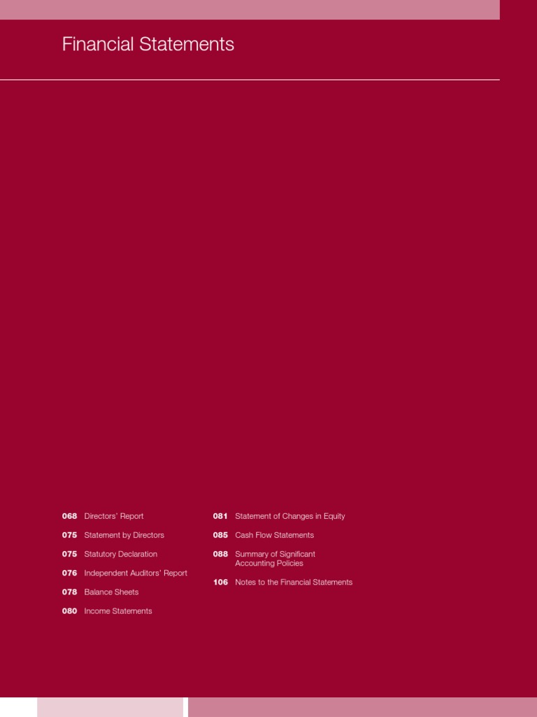 Cimb Financial Statement | PDF | Audit | Financial Statement