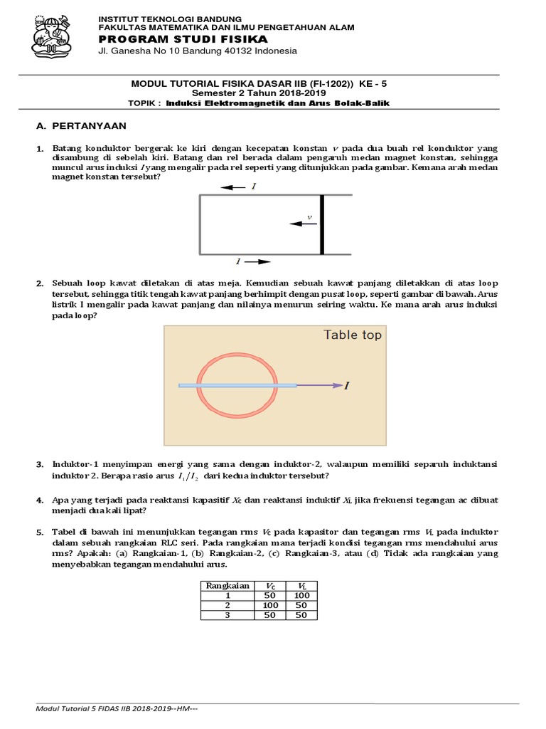 SOAL Modul Tutorial 5 Fidas IIB-2018-2019 | PDF