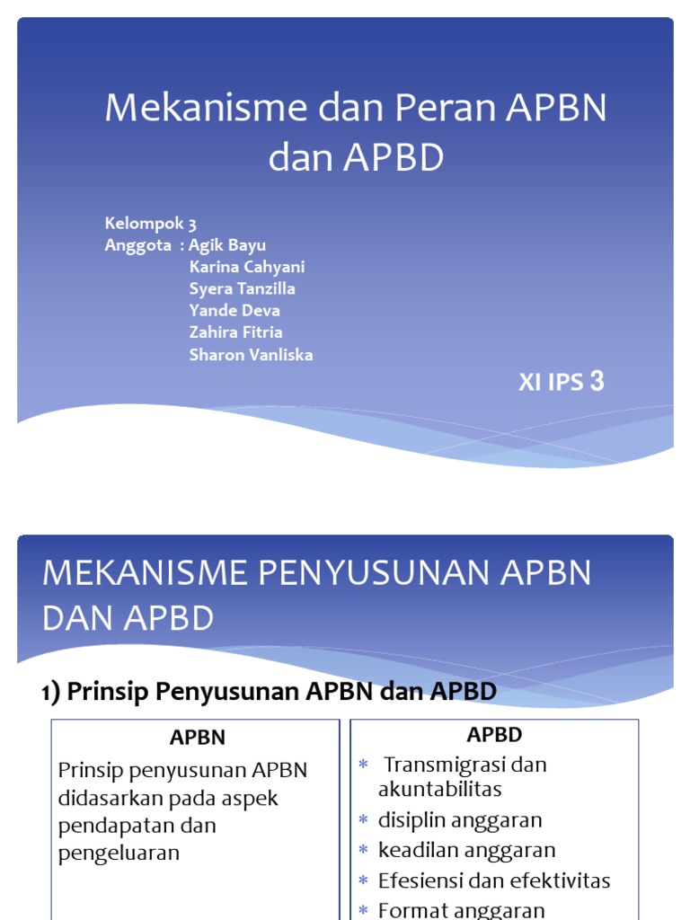 Mekanisme Dan Peran APBN Dan APBD | PDF | Bisnis