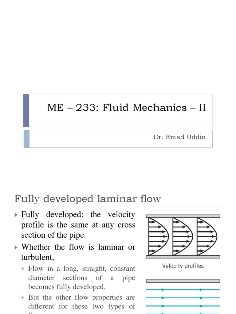 Fluid Mechanics Lectures Pdf Fluid Dynamics Shear Stress