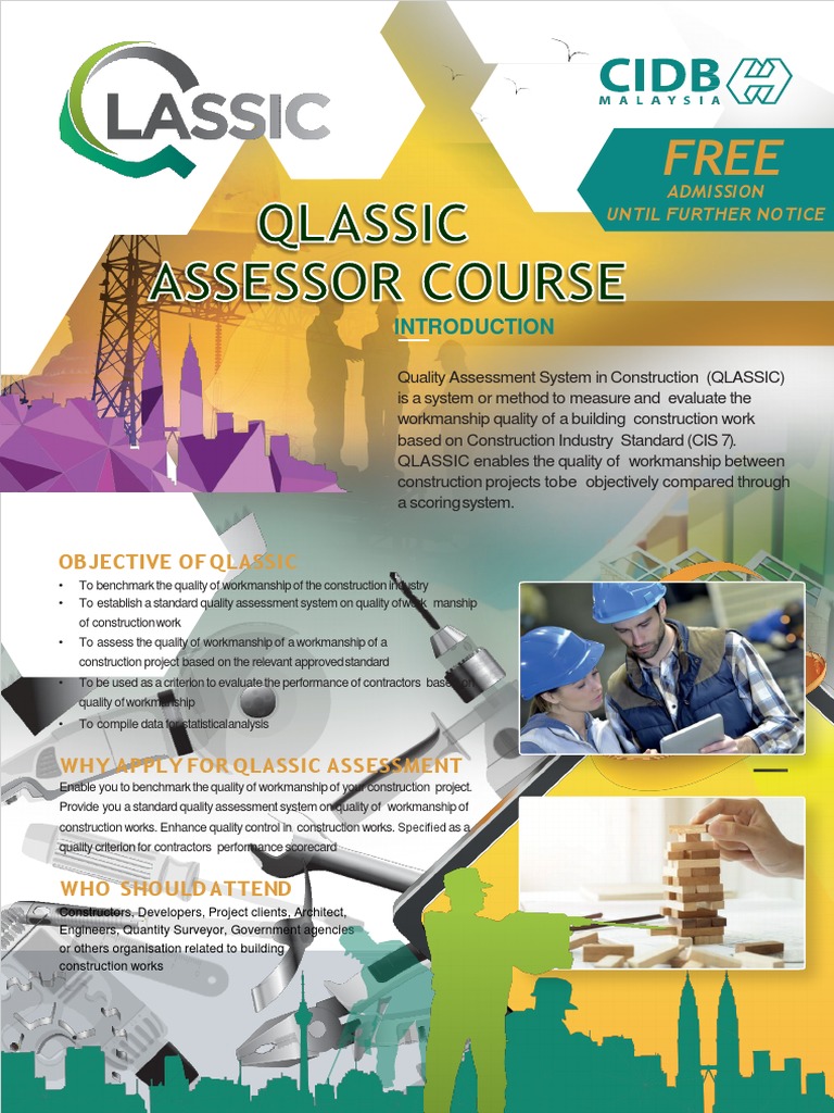 Quality Assessment in Construction: An Introduction to the QLASSIC ...