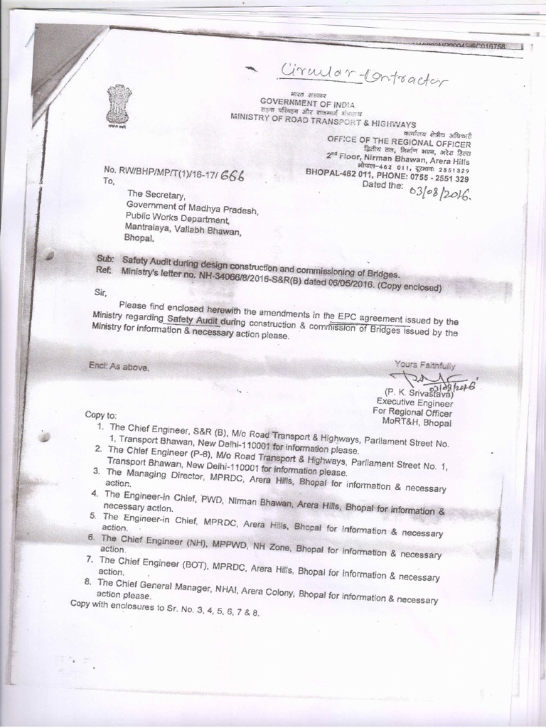 Circular Nhai PDF | PDF