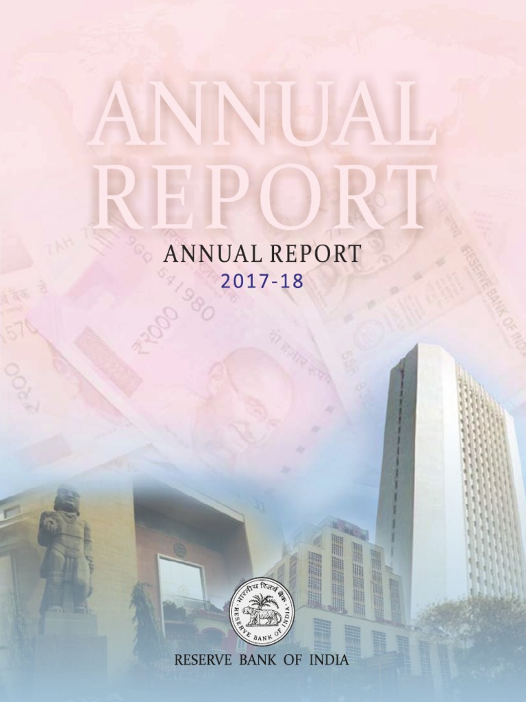 RBI Annual Report 2017-18 Overview | PDF | Non Bank Financial ...