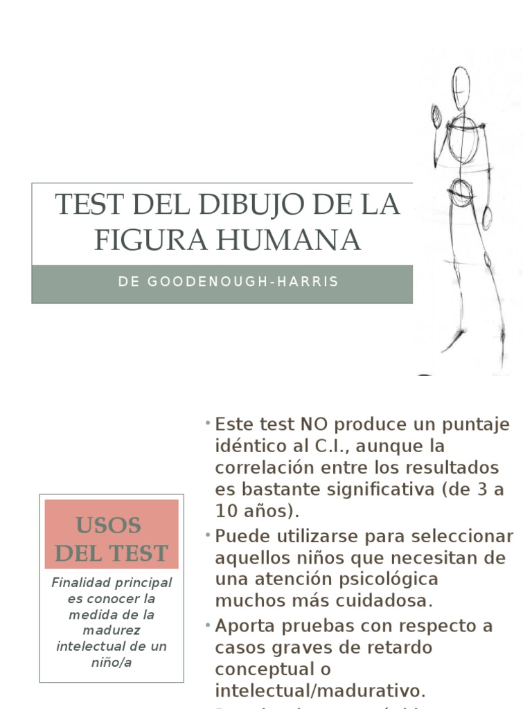Test Del Dibujo de La Figura Humana | PDF | Cociente de inteligencia ...