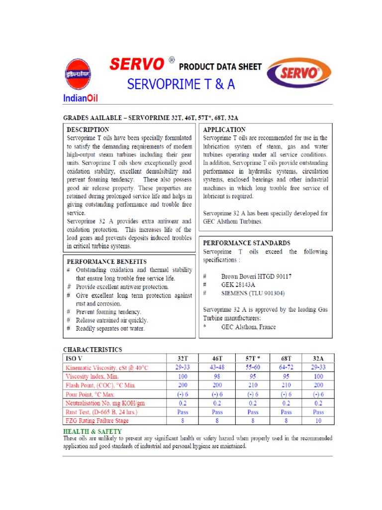 Servo Prime 46T | PDF