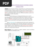Rfid Based Security System Using Arduino Module | PDF | Radio Frequency Identification | Arduino