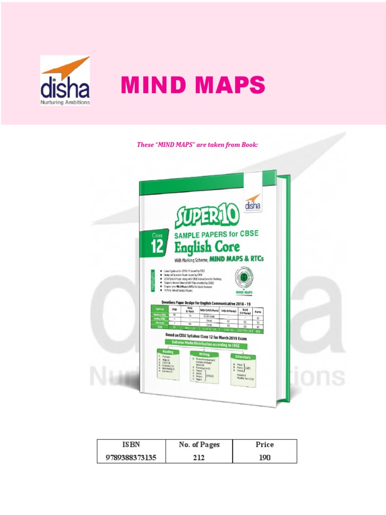 English Core Mind Map PDF | PDF | Swimming