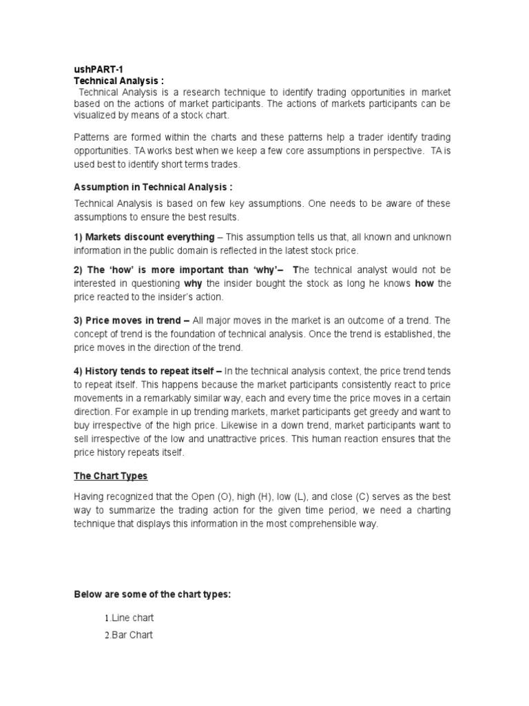 Technical Analysis | PDF | Market Trend | Technical Analysis