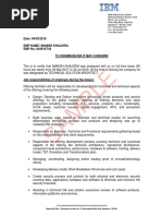 Proprietorship Declaration Letter | PDF