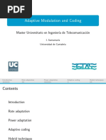 Adaptive Modulation and Coding | PDF | Modulation | Data Transmission
