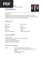 EAPP Resume Sample | PDF | Wellness