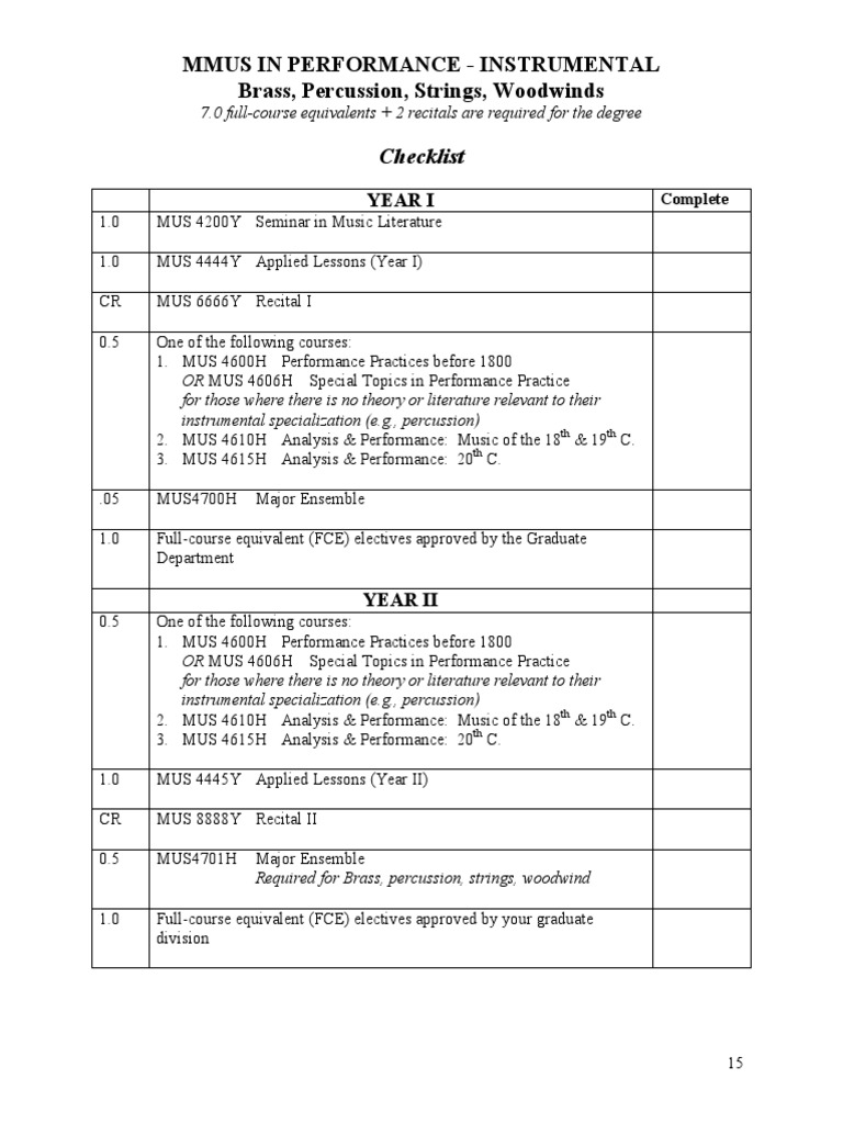 Mmus in Performance - Instrumental Brass, Percussion, Strings ...