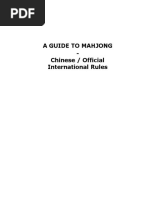 Chinese Mahjong Scoring Rules Explained | PDF | Mahjong