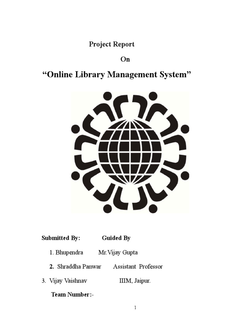 Online Library Management System | PDF | Databases | Digital Technology