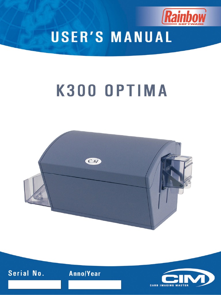 k300 User Manual - 70279 PDF | PDF | Tab (Gui) | Printer (Computing)