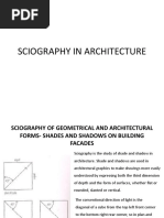 Sciography in Architecture | PDF | Shape | Shadow