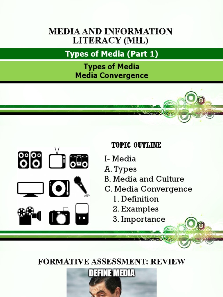 4.MIL 4. Types of Media (Part 1) - Types of Media and Media Convergence ...