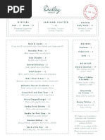 Balcony Bar Menu | PDF | Food And Drink | Cooking