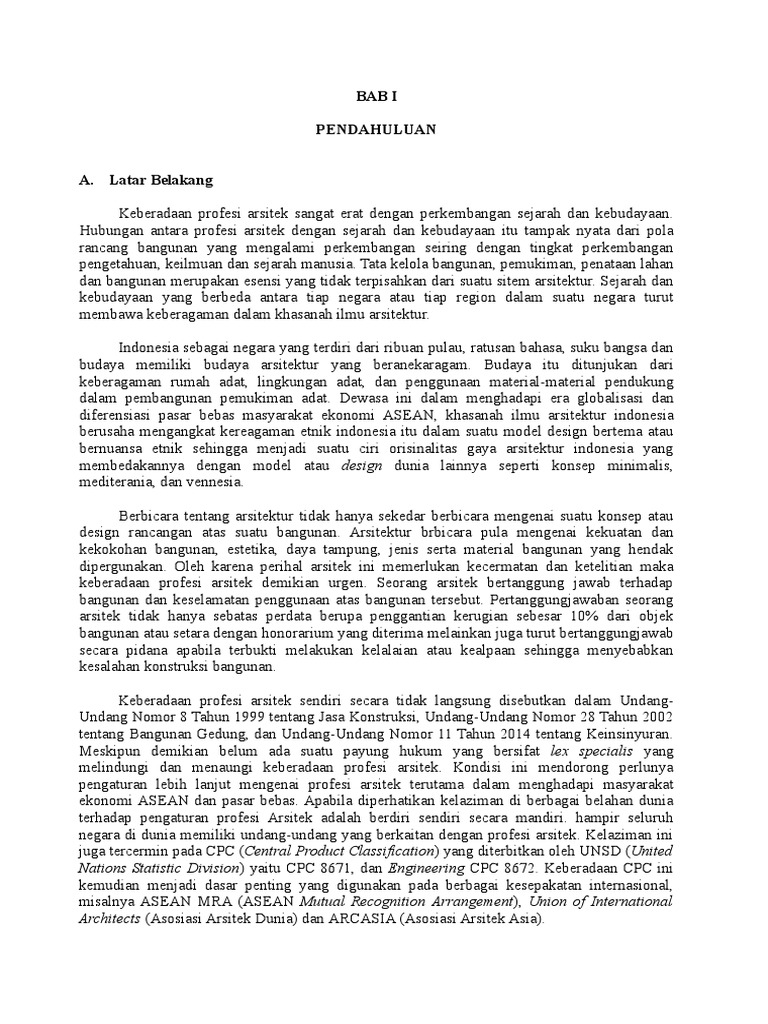 Profesi Arsitek | PDF