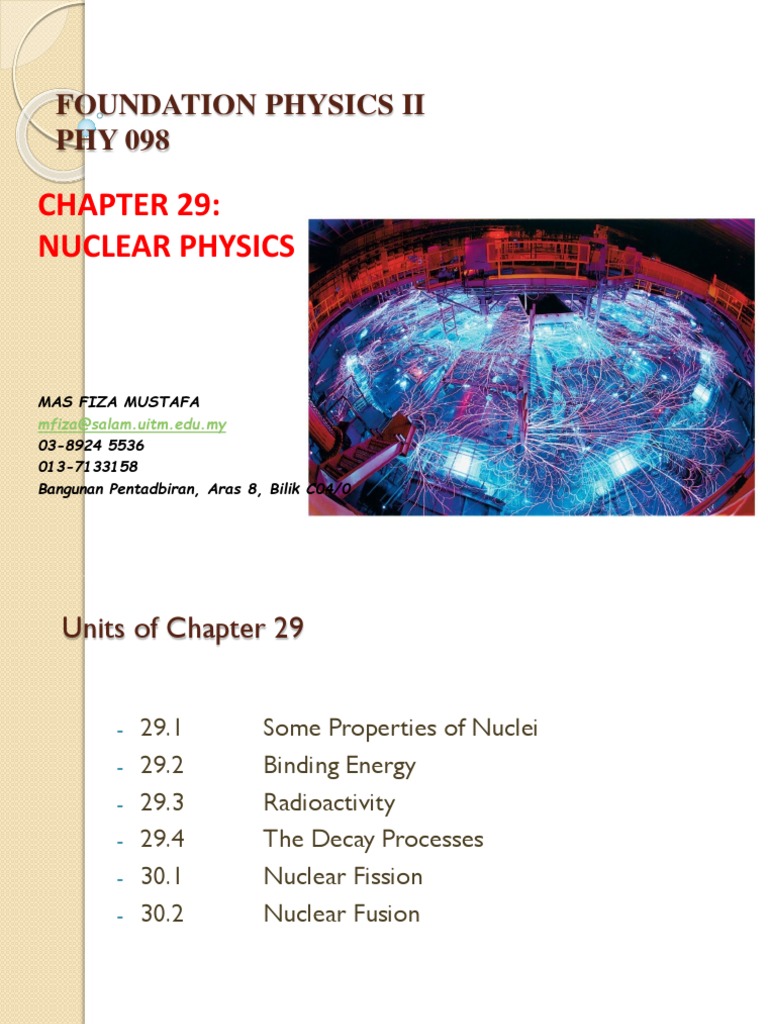 Nuclear Physics: Concepts and Decay | PDF | Radioactive Decay | Atomic ...