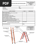 Check List de Escaleras | PDF