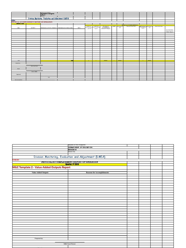 Rmea Dmea Templates | PDF | Business