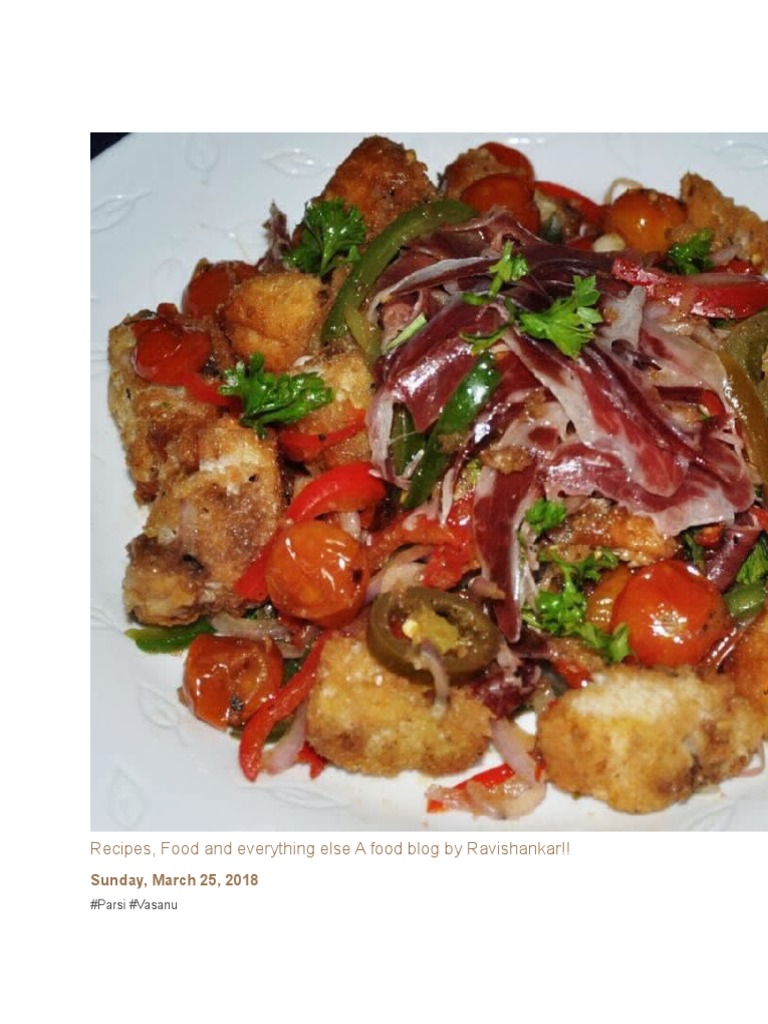 Parsi Vasanu Recipe: Winter Delight | PDF | Eating Behaviors Of Humans ...