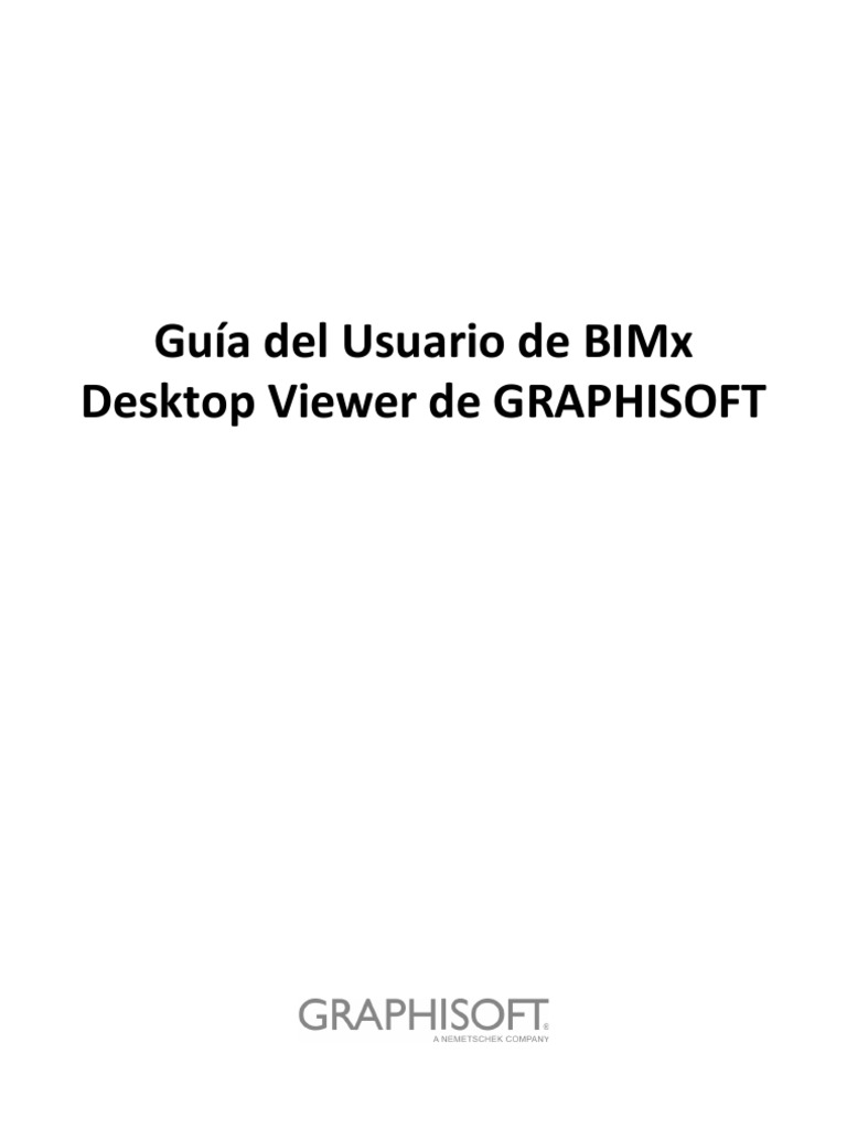 Guía Del Usuario de GRAPHISOFT BIMx Desktop Viewer 2017 | PDF ...