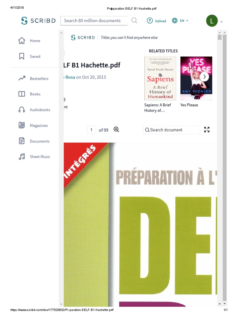 PR Paration DELF B1 Hachette - PDF: Download | PDF