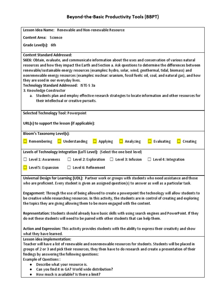Renewable and Non-Renewable Resources LP | PDF | World Energy Resources ...