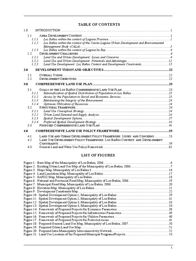 Comprehensive Land Use Plan FINAL AUG | PDF | Sustainability | Tourism