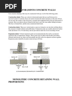 Retaining Wall Shear Key PDF | PDF | Science & Mathematics