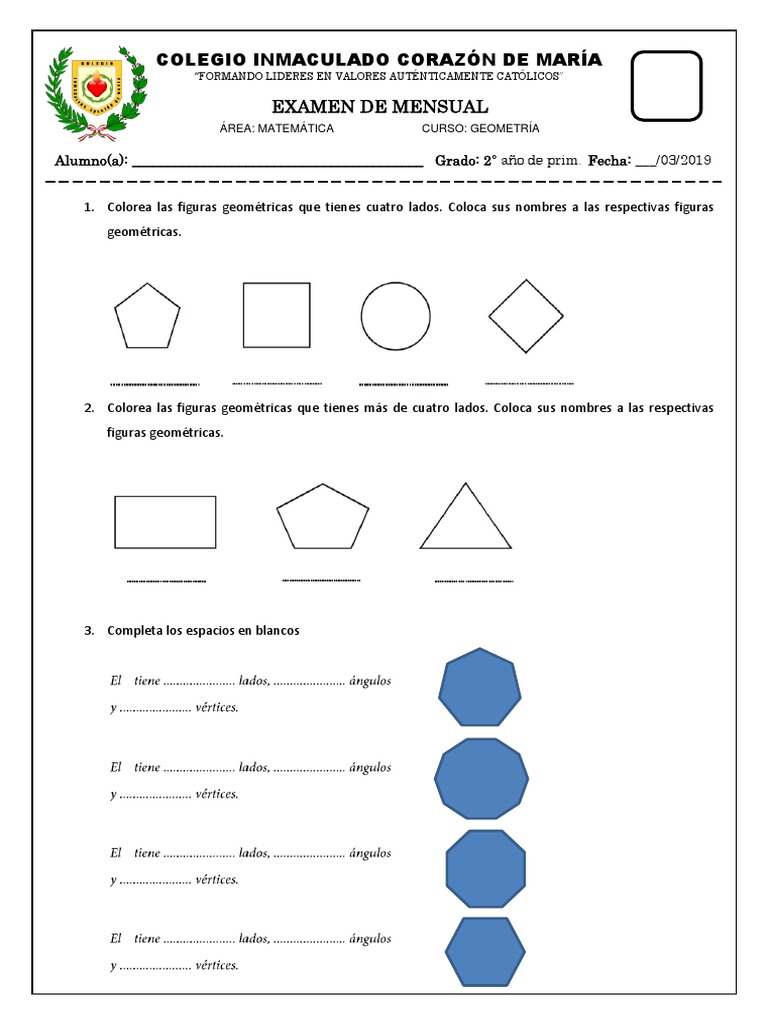 Geometria 2 - Primaria | PDF