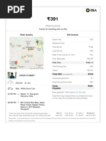 Sample of Ola Bill For Edit | PDF | Invoice | Services (Economics)