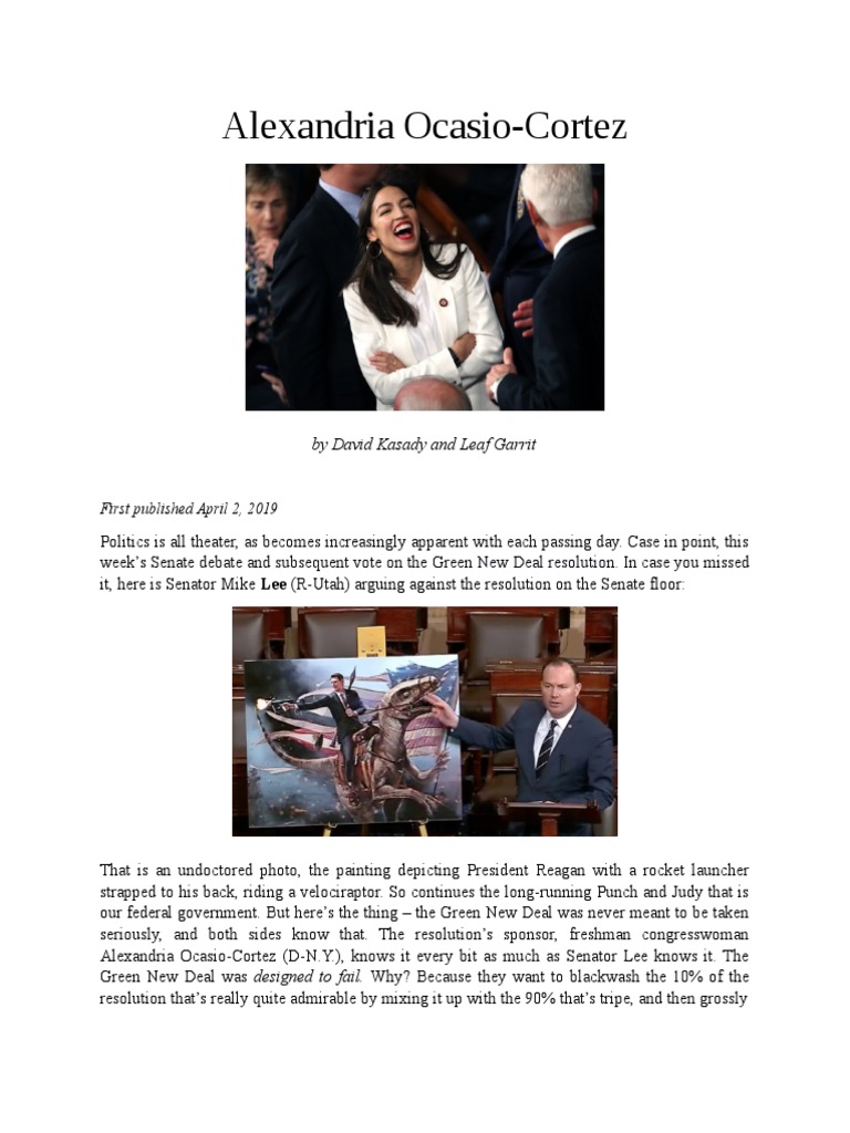 Alexandria Ocasio-Cortez | PDF