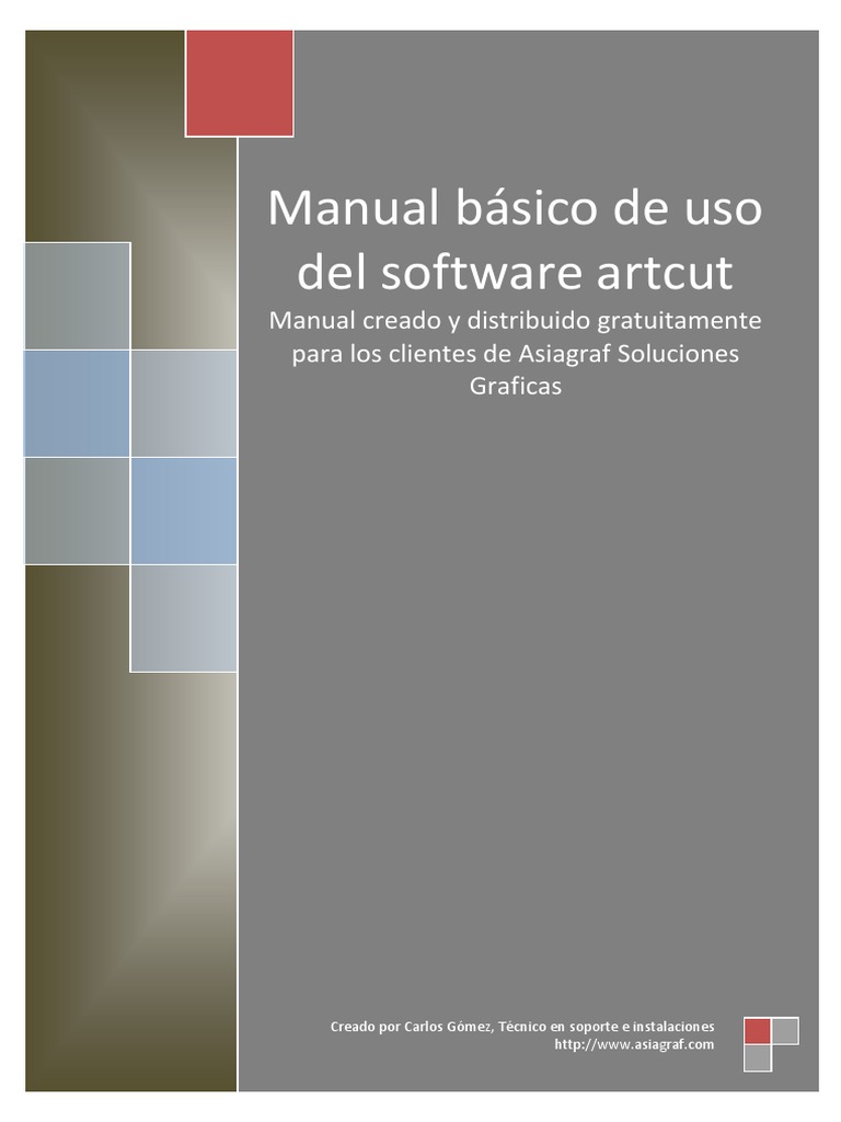 Manual Artcut | PDF | Point and Click | Ventana (informática)