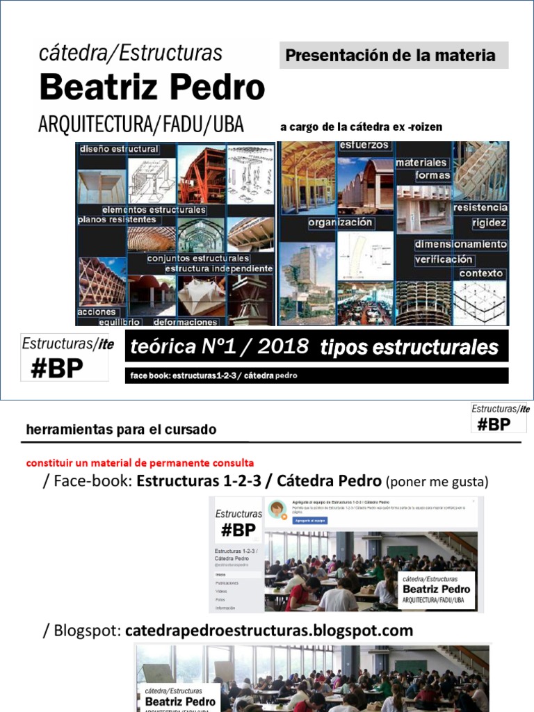 Tipos Estructurales en Arquitectura FADU UBA | PDF | Ingeniería de ...