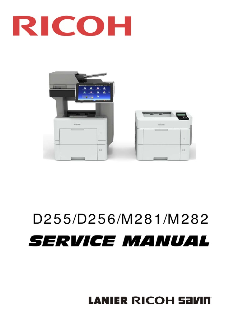 RICOH MP501.pdf | Transmission (Mechanics) | Booting