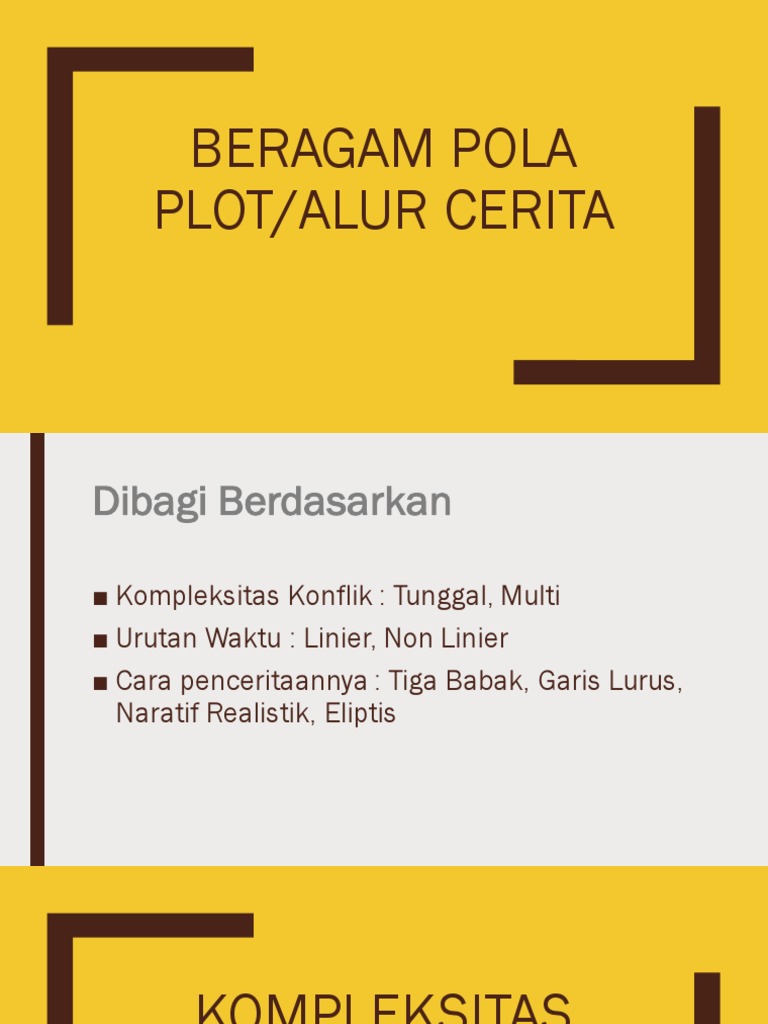 Ragam Pola Alur - Plot PDF | PDF | Dewasa Muda | Fiksi Umum