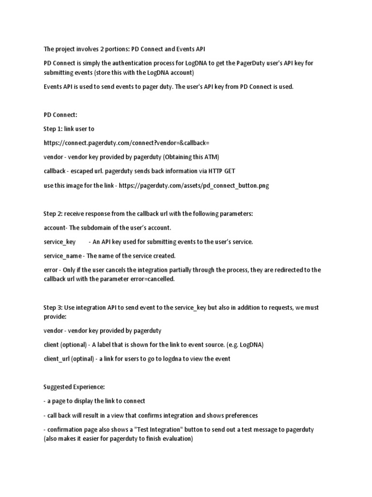 Pagerduty Integration Spec | Download Free PDF | Hypertext Transfer Protocol | Application ...