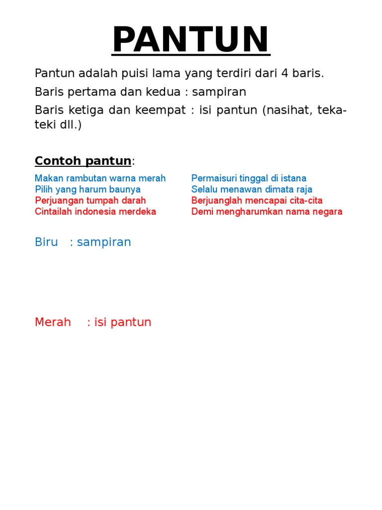 PANTUN Poster | PDF