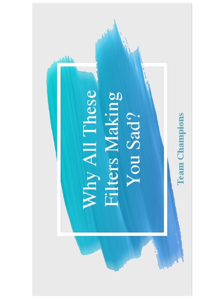 COMM 305 - Presentation - Instagram Depression Study PDF | PDF