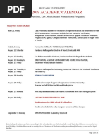 Howard University Academic Calendar 2024-25 | PDF | Academic Term ...