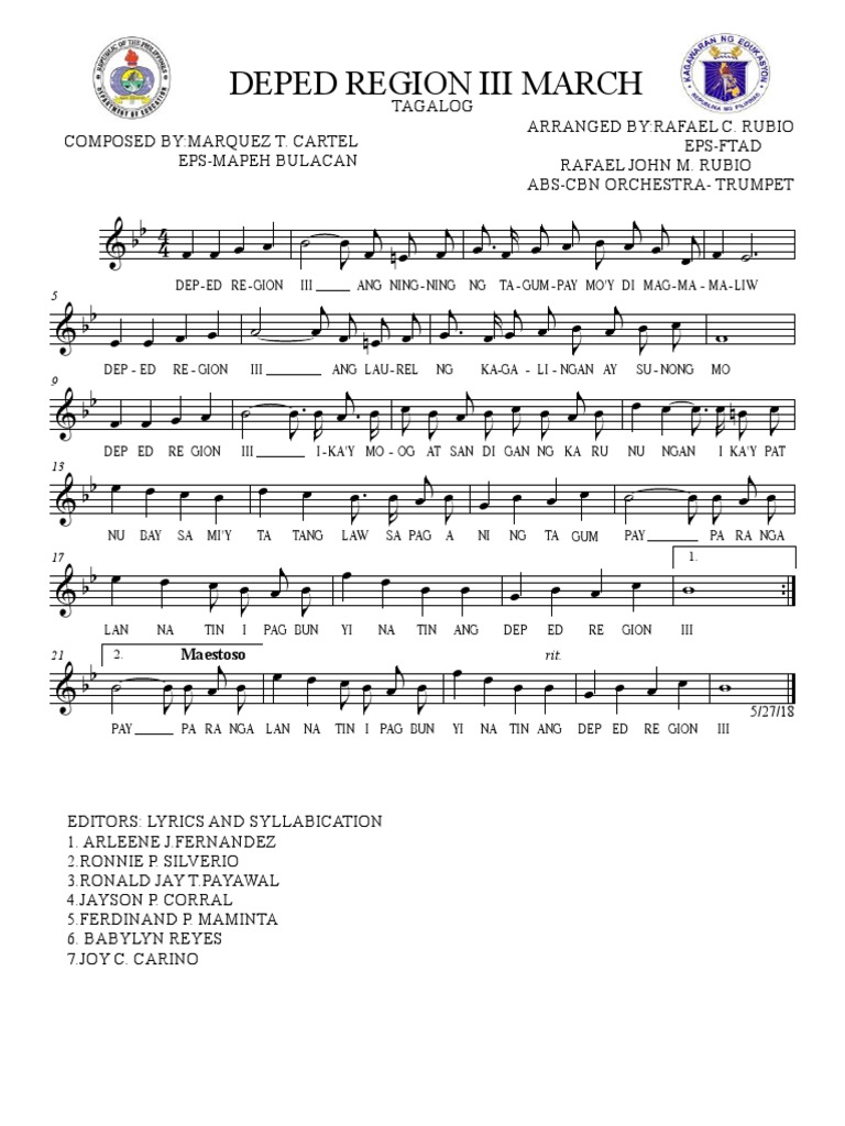 Deped Region 3 Version TAGALOGMAY MAY 271 | PDF