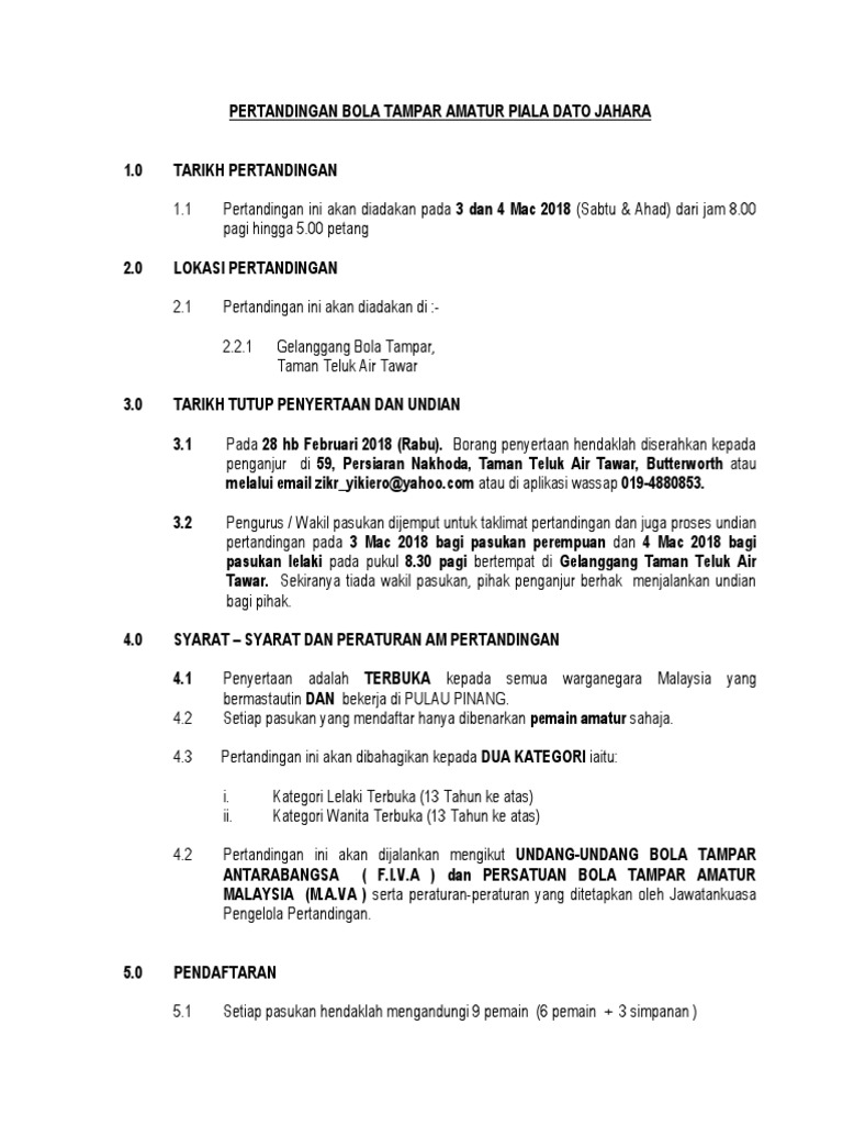 Syarat Dan Pertandingan Bola Tampar | PDF