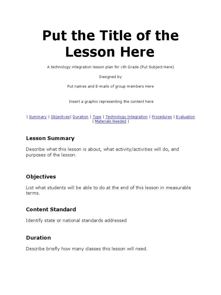 Put The Title of The Lesson Here | PDF | Learning | Behavior Modification