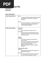 Lesson Plan Pe 6 | PDF | Physical Education | Rubric (Academic)