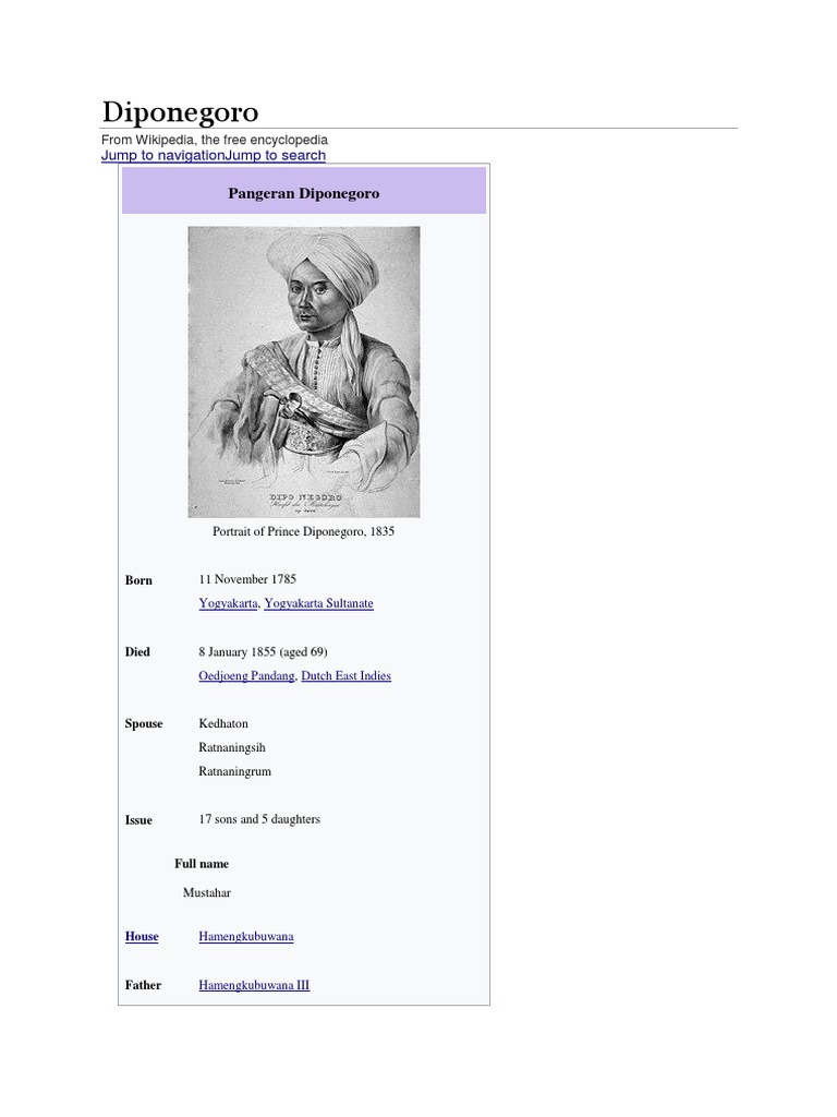 Diponegoro | PDF | Java | Indonesia