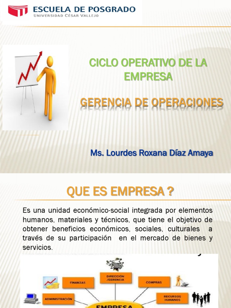 1-Gerencia de Operaciones Ciclo Operativo de La Empresa | PDF ...