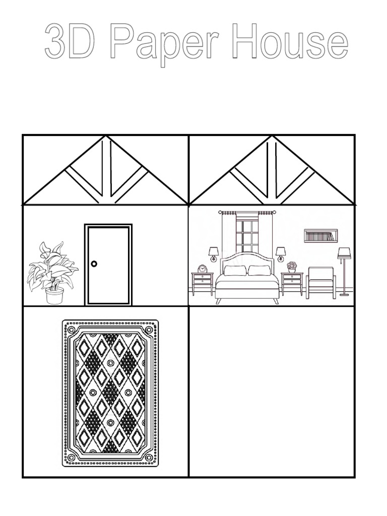 3d Paper House | PDF